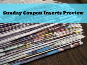 Sunday Coupon Inserts Preview, July 23rd (two inserts)