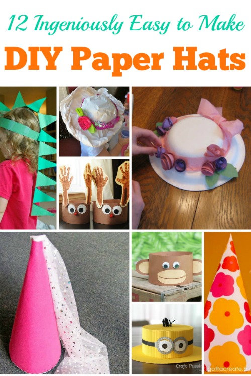 12 Ingeniously Easy To Make DIY Paper Hats 12 Ingeniously Easy To Make DIY Paper Hats