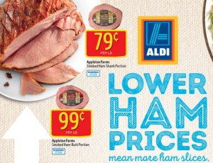 Aldi Appleton Farms Ham starting at only $0.79 per lb